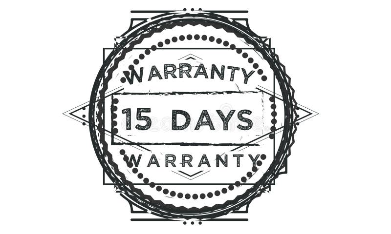 15 Days Warranty Classic Retro Design Icon Stock Vector - Illustration ...