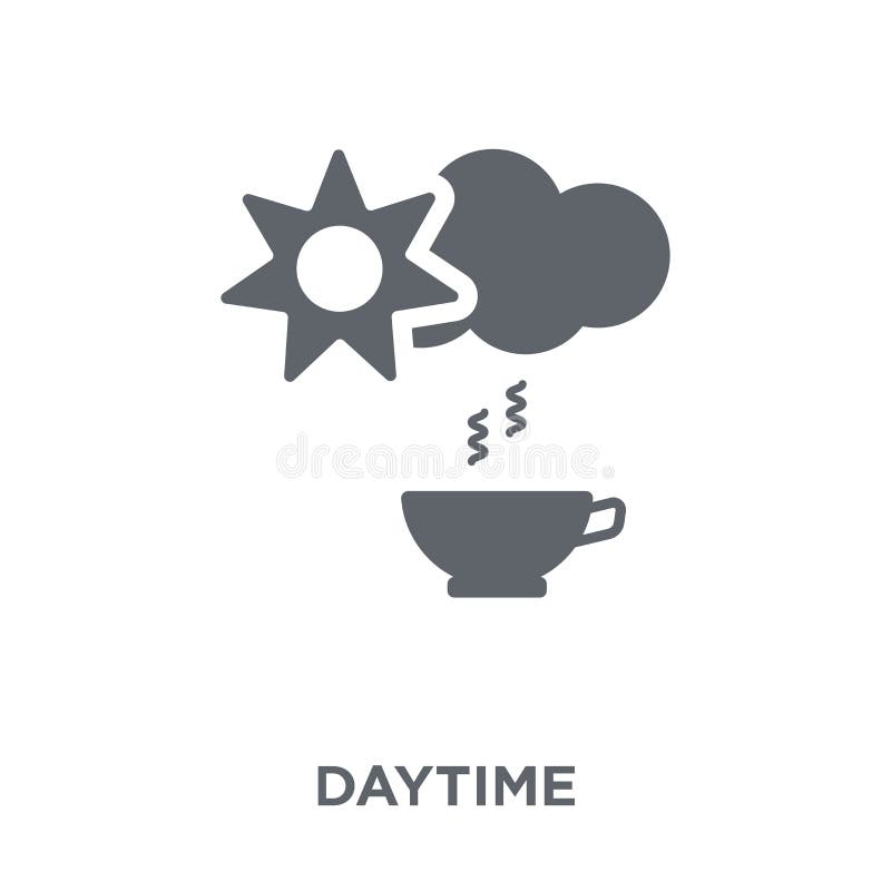 Daytime Icon. Trendy Daytime Logo Concept on White Background Fr Stock ...