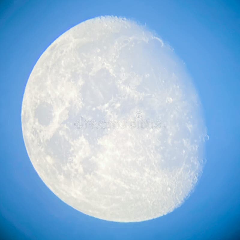 Daytime moon stock photo. Image of daytime, photographed - 235504198