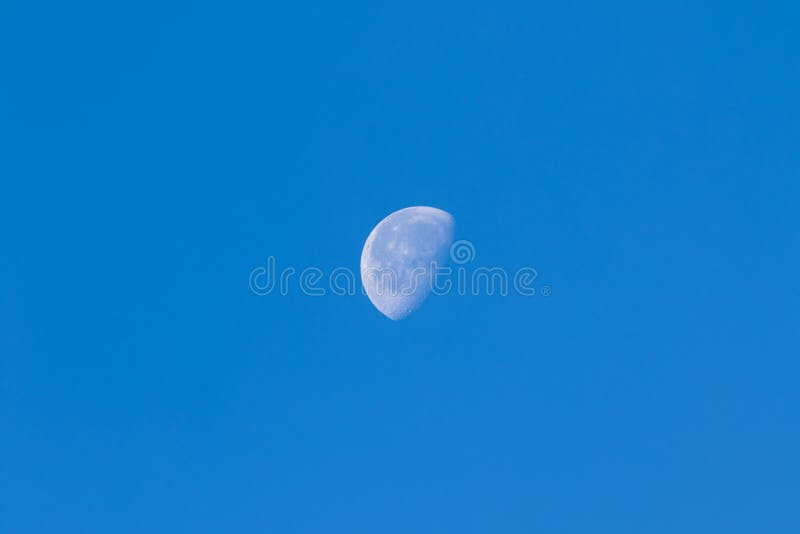 Daytime moon stock photo. Image of moonlight, daytime - 47915642
