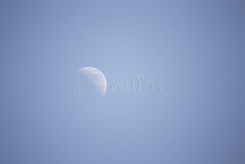 Daytime Moon stock photo. Image of ideas, small, order - 35708886