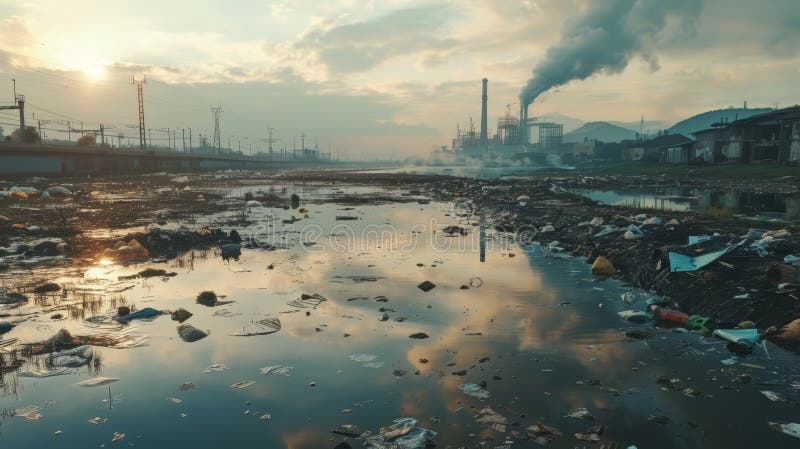 Daytime Pollution in Beautiful Natural Setting with Stunning Scenery ...