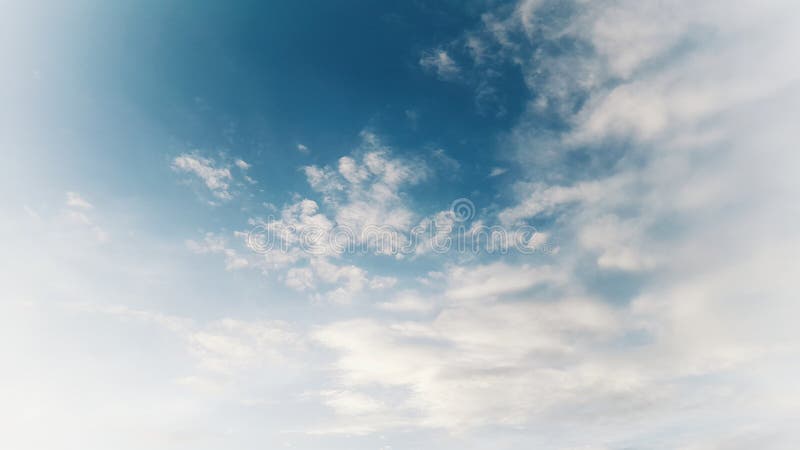Daytime Sky and White Clouds for Abstract Background Stock Photo ...