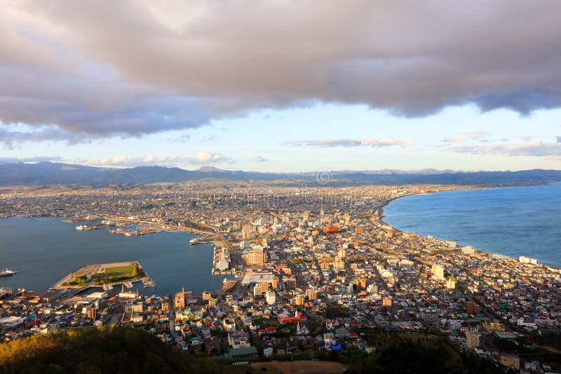 Daytime View of Hakodate, Hokkaido, Japan. Editorial Stock Photo ...