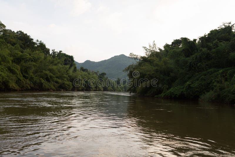 Daytime view of the river stock image. Image of nthailand - 161976735