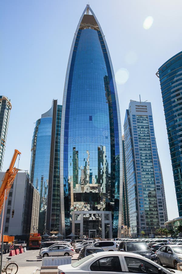 Daytime View of a Skyscraper Stock Photo - Image of capital, emirate ...