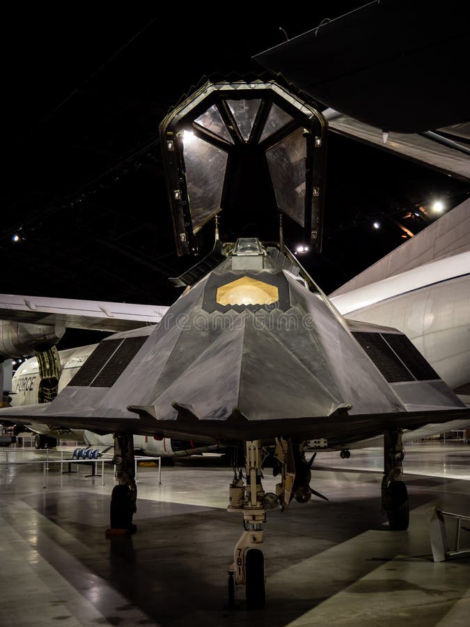 Dayton, OH - May 11 2022: a Nighthawk Plane in a Museum Editorial ...