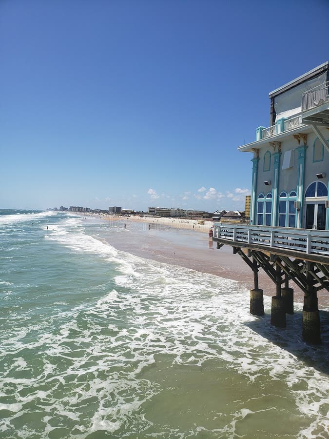 Daytona beach stock image. Image of ocean, beach, daytime - 163195861