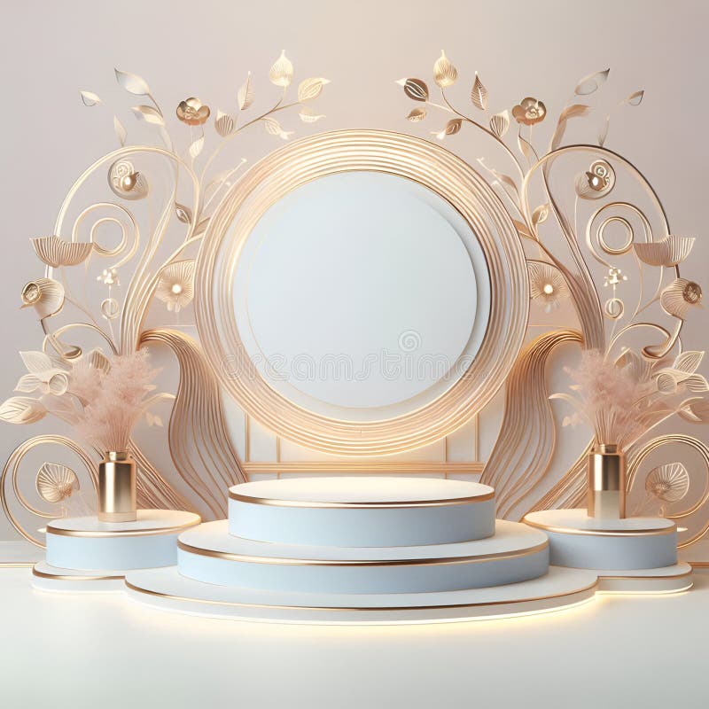 Regal Platform: Luxurious Podium for Showcase-worthy Items, Generative ...