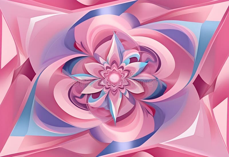 Dazzling, Amorphous 3D Structures in a Prismatic Color Scheme Stock ...