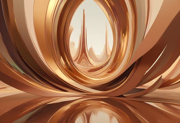 Dazzling, Amorphous 3D Structures in a Prismatic Color Scheme Stock ...