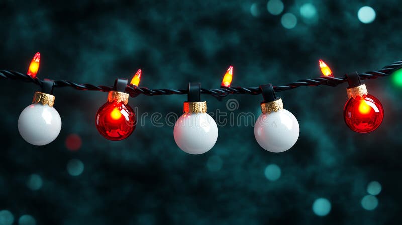 A Dazzling Array of Colorful Lights Suspended from Thin Wires, Creating ...