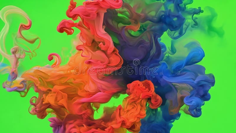 A Dazzling Array of Colors Igniting in a Chaotic yet Beautiful ...