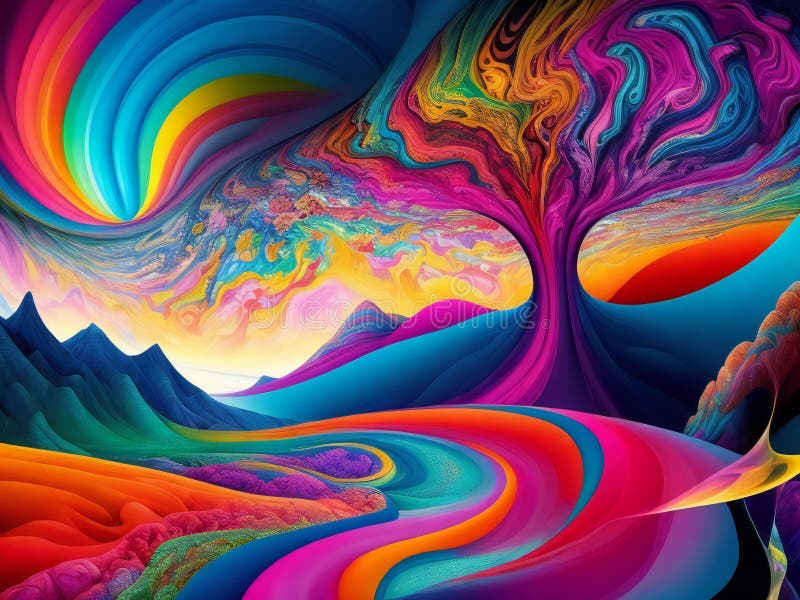 Imaginary Paint Multi Colours Backdrop Shows Colour Combinations Change ...