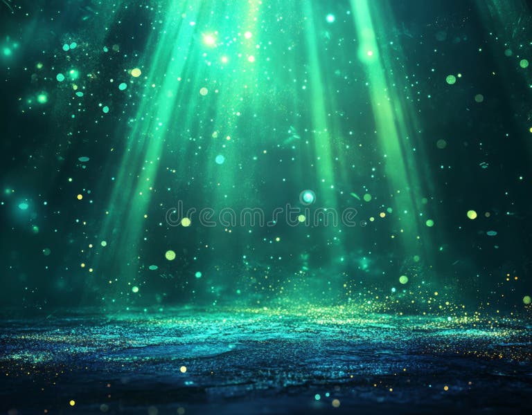 A Dazzling Beam of Light Explodes into Existence Surrounded by a ...