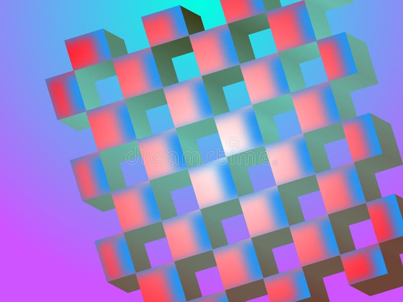 Abstract Checkered Background Illustration Stock Illustration ...
