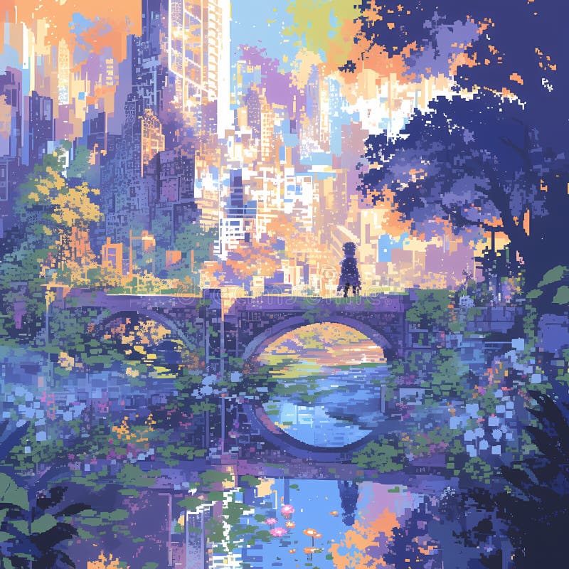 Dazzling Digital Light Illuminating the Future Stock Illustration ...