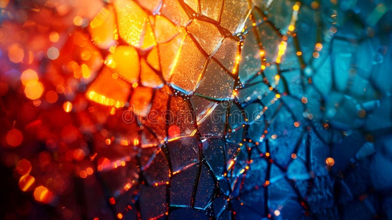 Vivid Patterns Emerge through Vibrant Light on a Textured Surface in ...