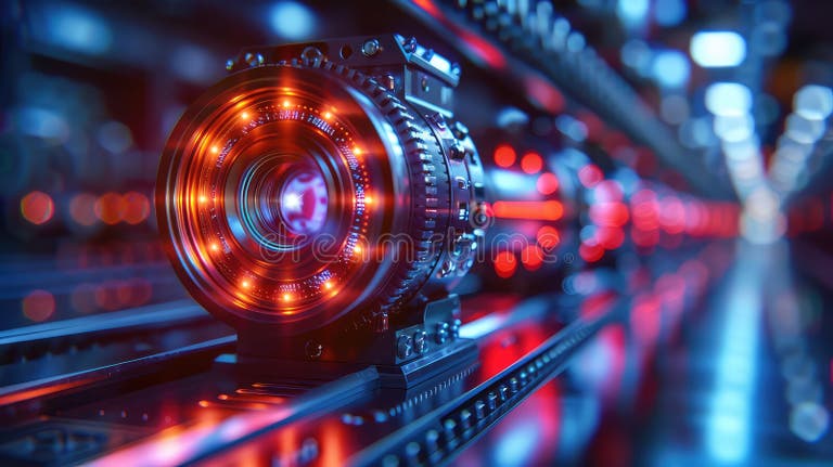 Dazzling Display of Laser Beams in an Optical Physics Lab - Captivating ...