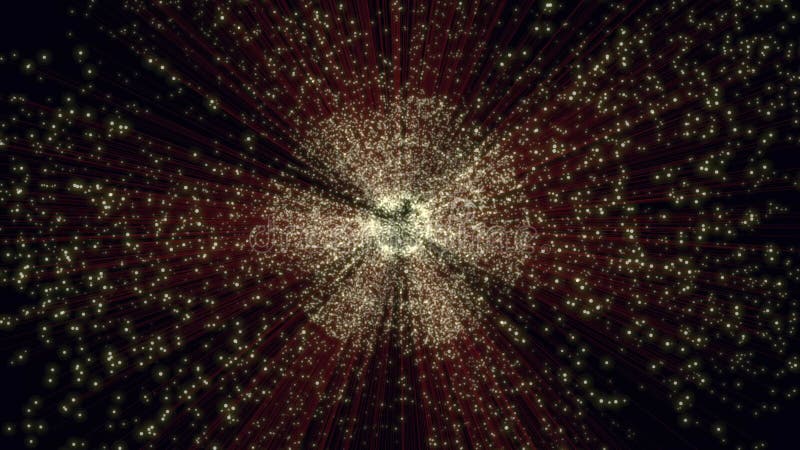 Vibrant Burst Radiant Light Illuminates Dark Canvas, Emitting ...