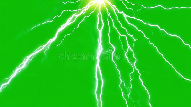 A Dazzling Display of Movement and Color As Animated Lightning Bolts ...