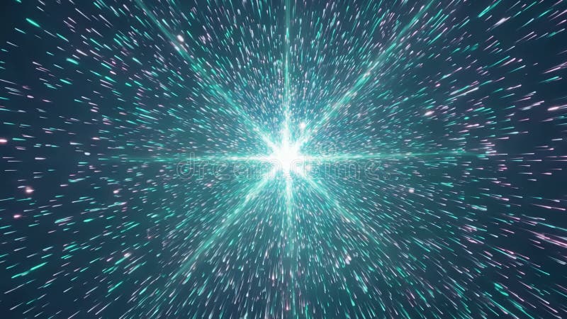 A Dazzling Display of Particles Exploding in a Mesmerizing Starburst ...