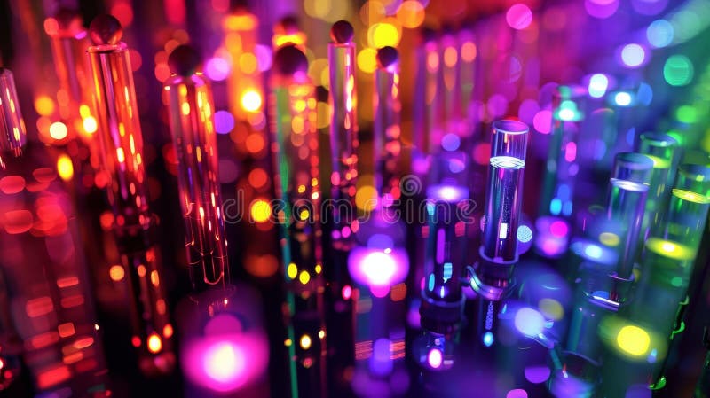 A Dazzling Display of Rainbow Colors Created by the Quantum Dot ...