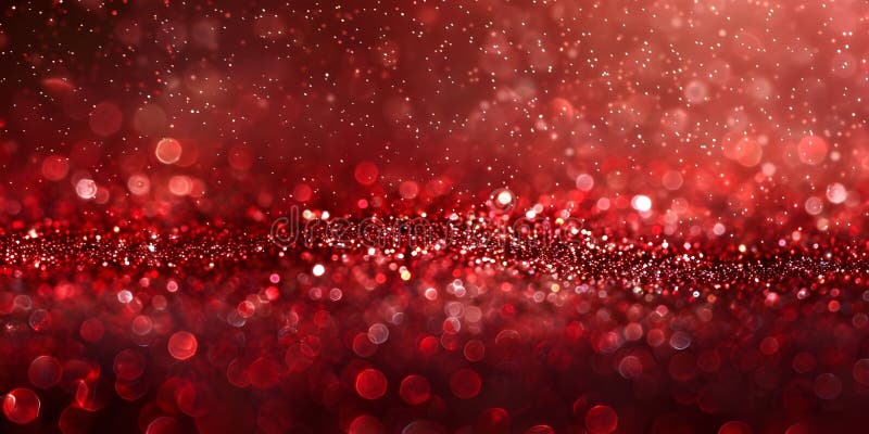 A Dazzling Display of Red Glitter Stock Illustration - Illustration of ...