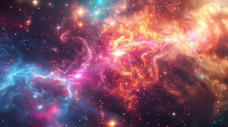 A Dazzling Display of Vibrant Colors Illuminates the Endless Abyss of ...
