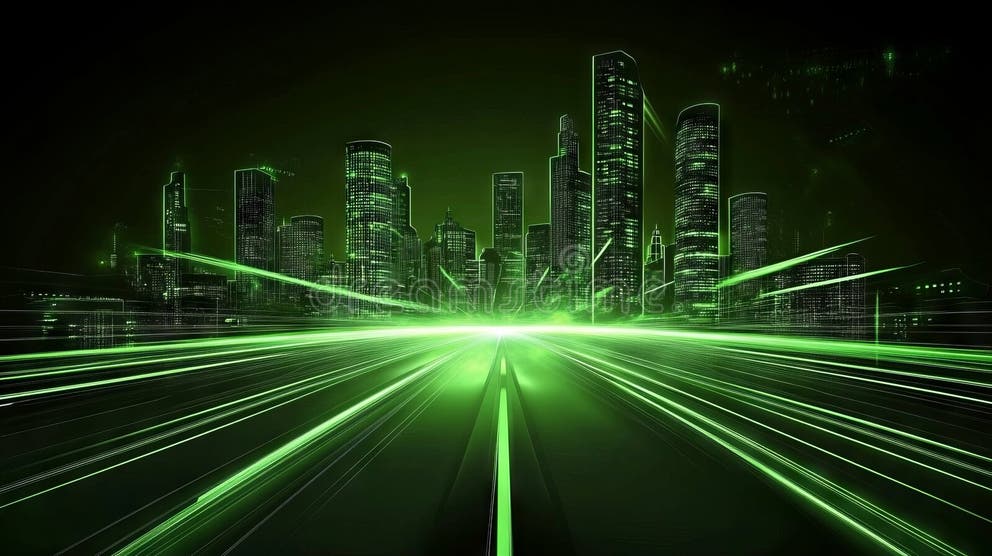 A Dazzling Effect is Created As Light Beams Shoot Outward Stock Image ...