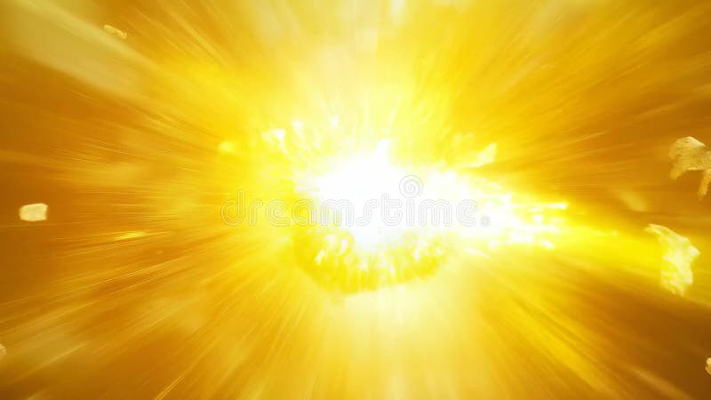 Dazzling Explosion of Light and Energy with Radiant Particles Stock ...