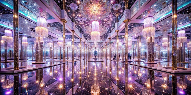 A Dazzling Infinity of Mirrored Columns and Crystal Chandeliers ...