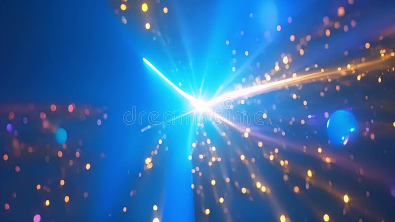 Dazzling Light Trails Connect and Form a Constellation of Particles ...