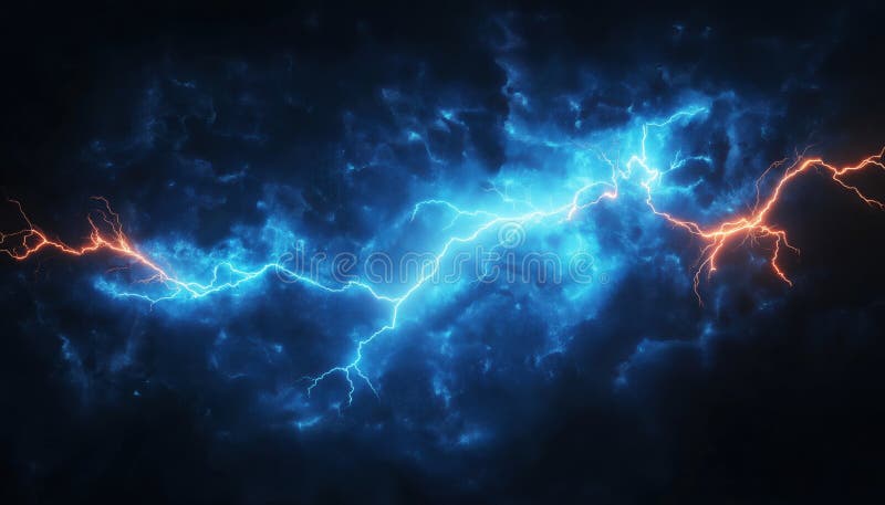 Dazzling Thunderstorm stock photo. Image of nature, power - 388482660