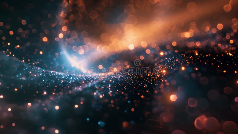 A Dazzling Trail of Photons Dancing through the Black Void of the ...