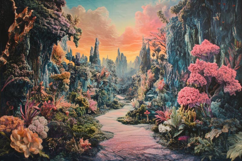 A Dazzling Transformation of a Barren Landscape into a Lush Paradise of ...