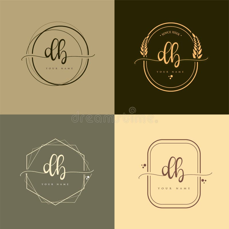 Db Initials Stock Illustrations – 432 Db Initials Stock Illustrations ...
