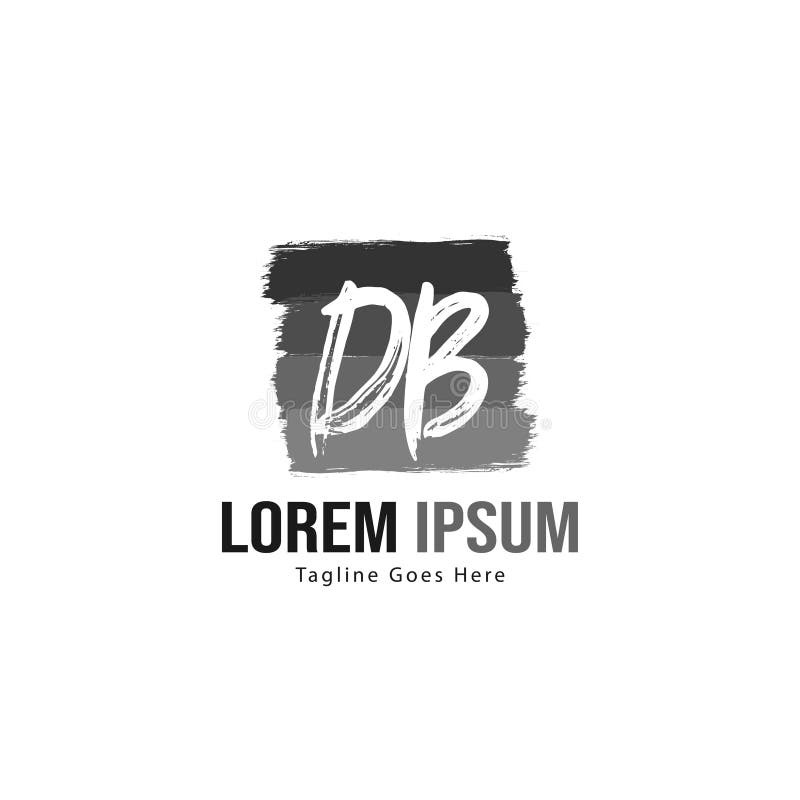 DB Letter Logo Design. Creative Modern DB Letters Icon Illustration ...