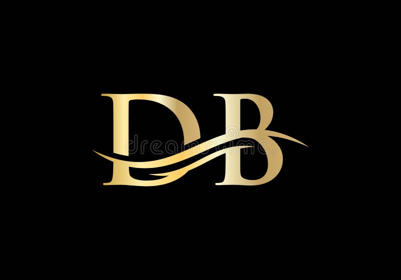 DB Logo Design. Initial DB Letter Logo Vector Stock Vector ...