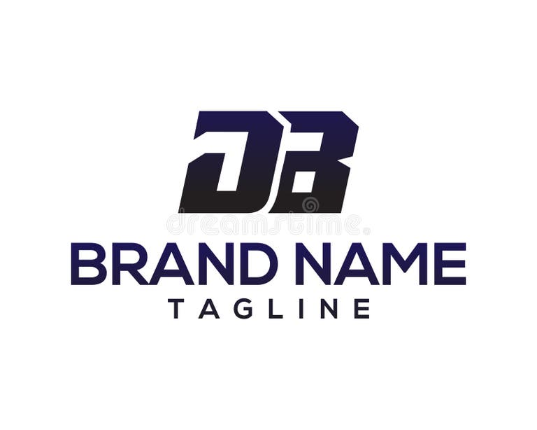 DB Logo Icon Design Monogram Vector. Stock Vector - Illustration of ...