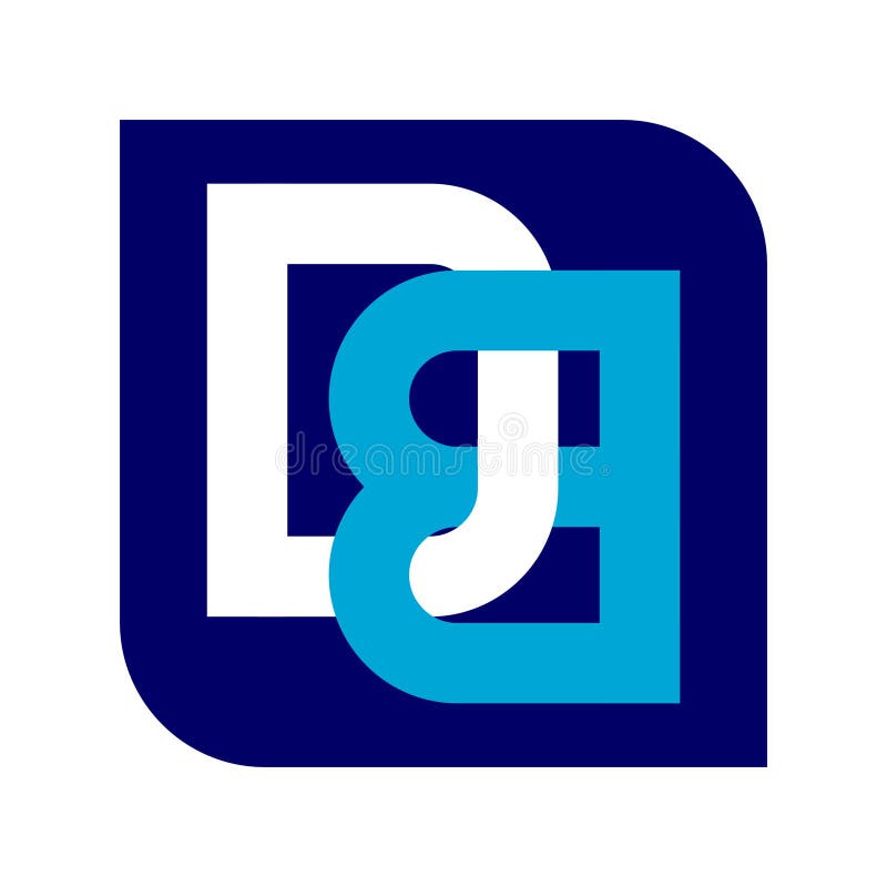 DB logo 3 icon template stock vector. Illustration of corporation ...