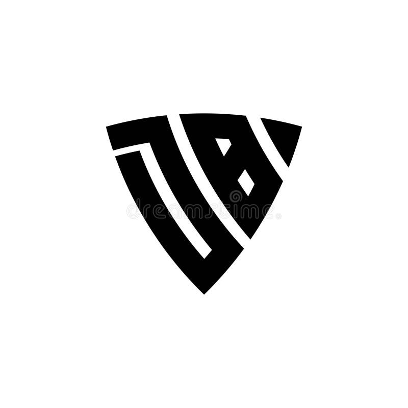 DB Logo Monogram Triangle Shield Style Stock Vector - Illustration of ...