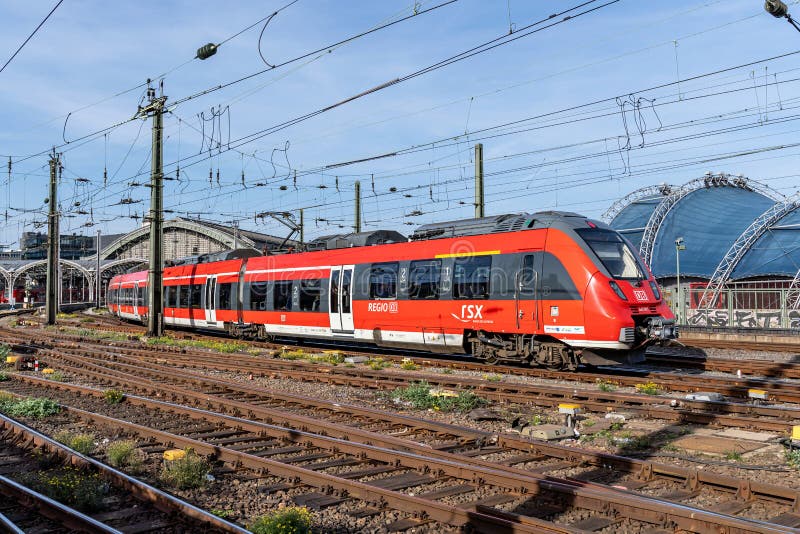 DB Regio train editorial stock photo. Image of cologne - 260728923