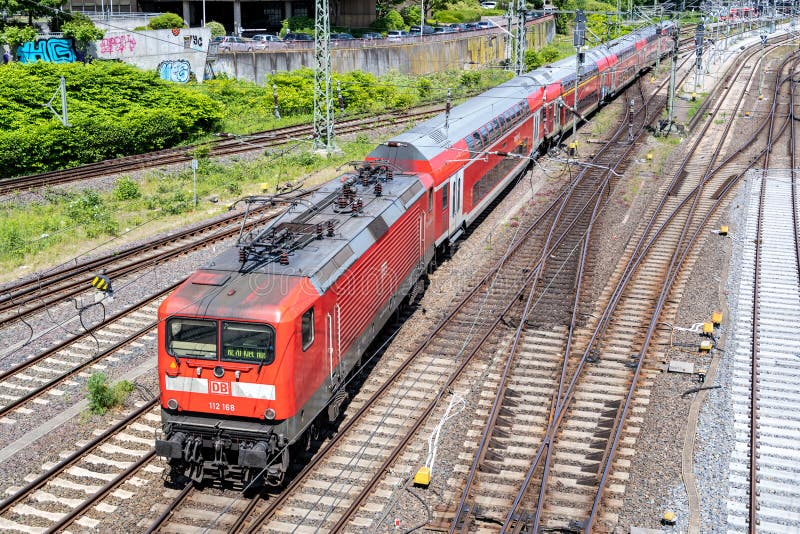 DB regional train editorial stock photo. Image of regional - 250028573