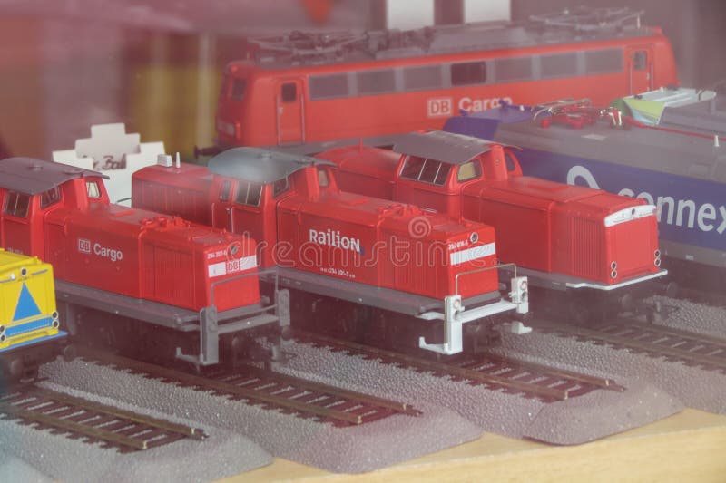 DB Train Toy Models in Leipzig Editorial Photography - Image of fuel ...