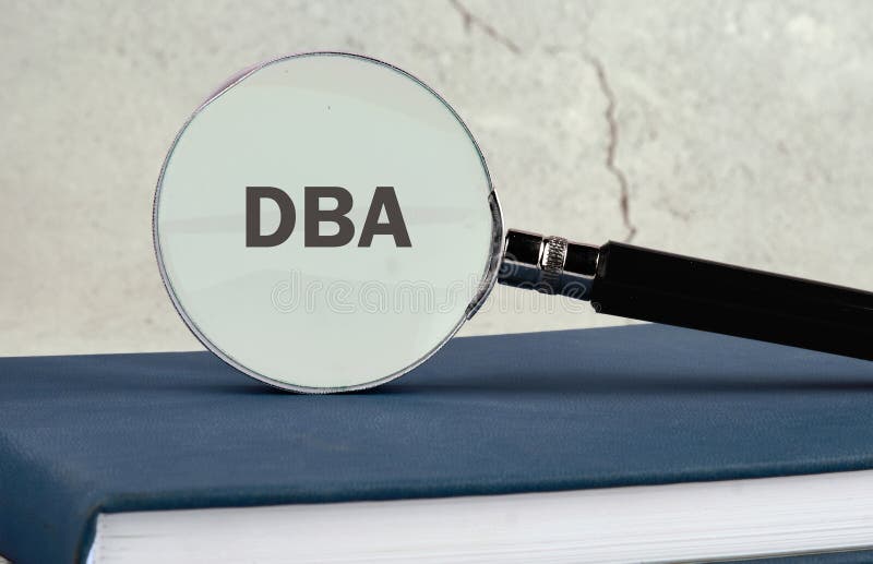 DBA - Database Administrator, Acronym Business Concept Written through ...