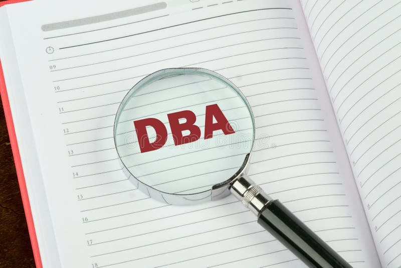 DBA - Database Administrator, Acronym Business Concept Written in a ...