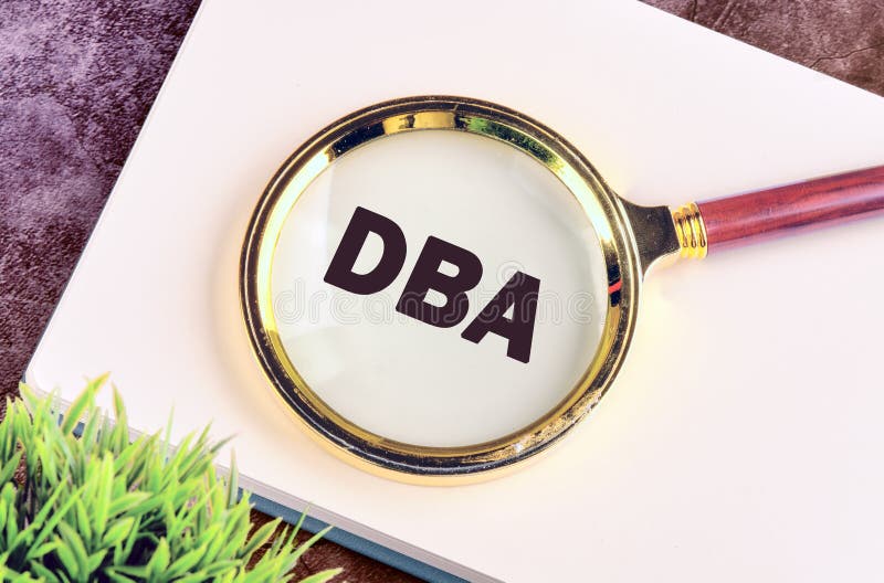 DBA - Database Administrator, Acronym Business Concept Written in a ...