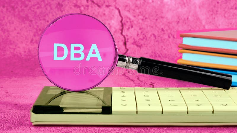 DBA - Database Administrator, Acronym Business Concept Written in a ...