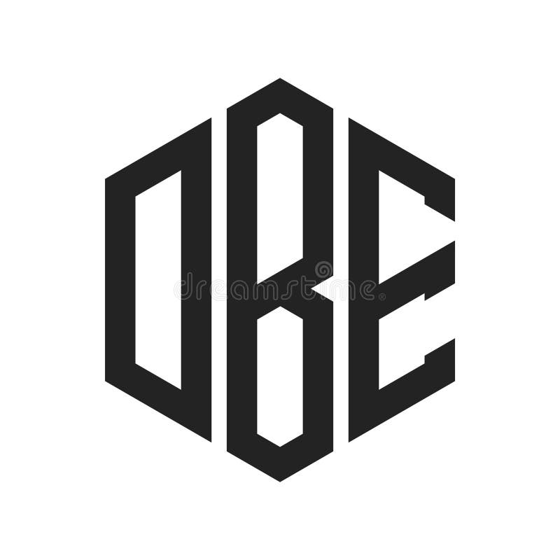 DBE Logo Design. Initial Letter DBE Monogram Logo Using Hexagon Shape ...